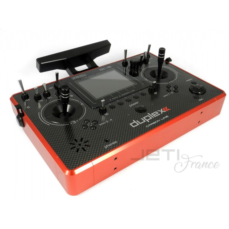 Jeti Duplex DC16 G2 +R10 Carbon Red